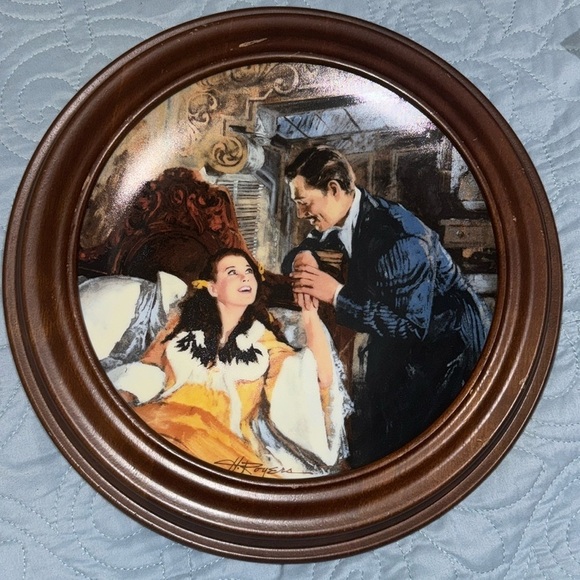The Bradford Exchange | Accents | Vintage Gone With The Wind Plate ...